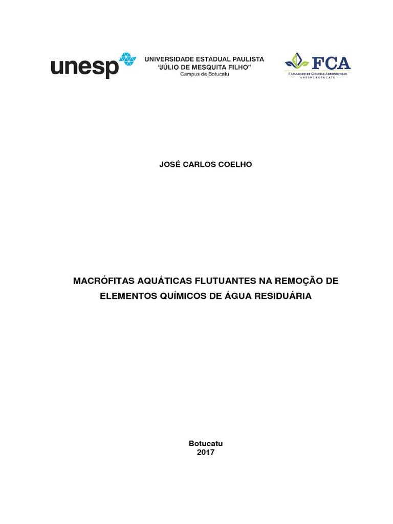 Especies de Macrófitas Aquáticas | PDF | Água | Ambiente natural