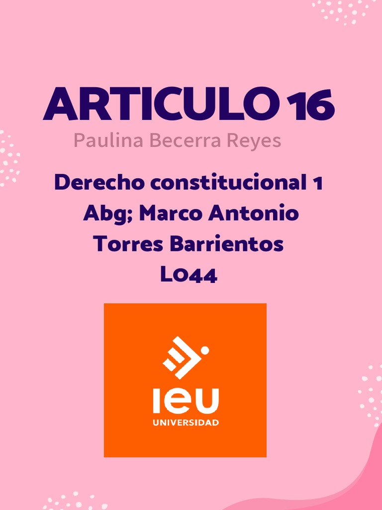 Articulo 16 Pdf