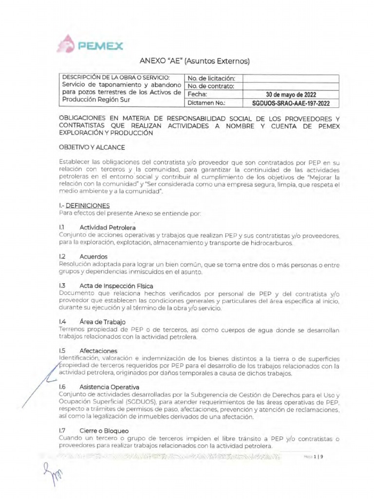 Anexo AE Tap Terrestre 94729 | PDF