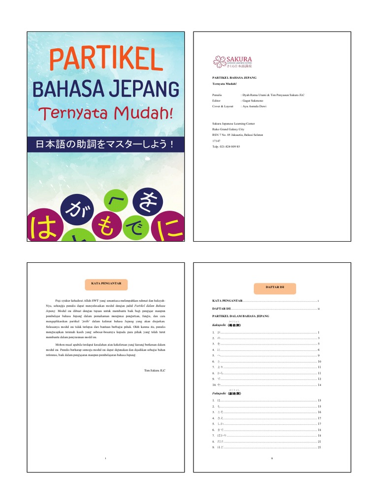 Partikel Bahasa Jepang II | PDF | Komputer