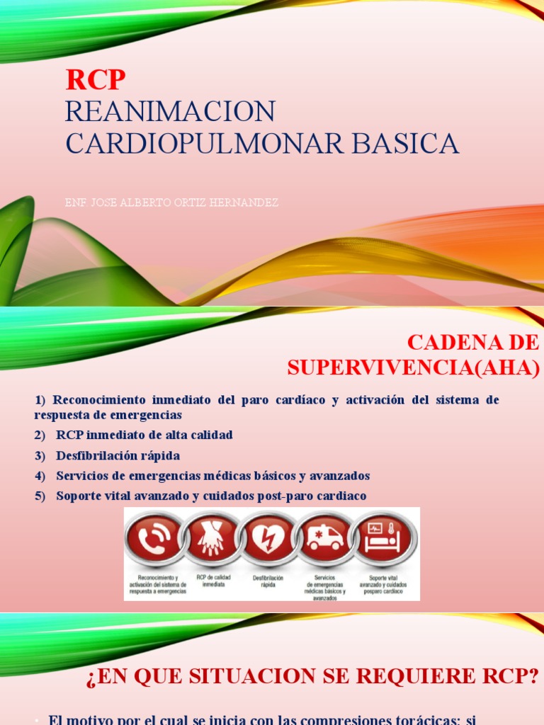 Reanimacion Cardiopulmonar | PDF | Reanimación cardiopulmonar | Enfermedades y trastornos humanos