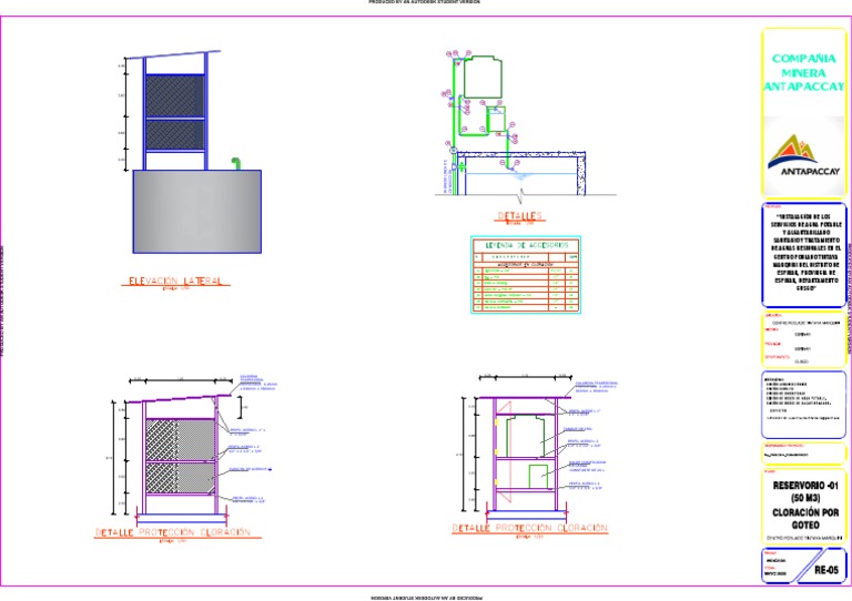 Reservorio Elevado 05 | PDF | Gestión de residuos biodegradables | Salud pública