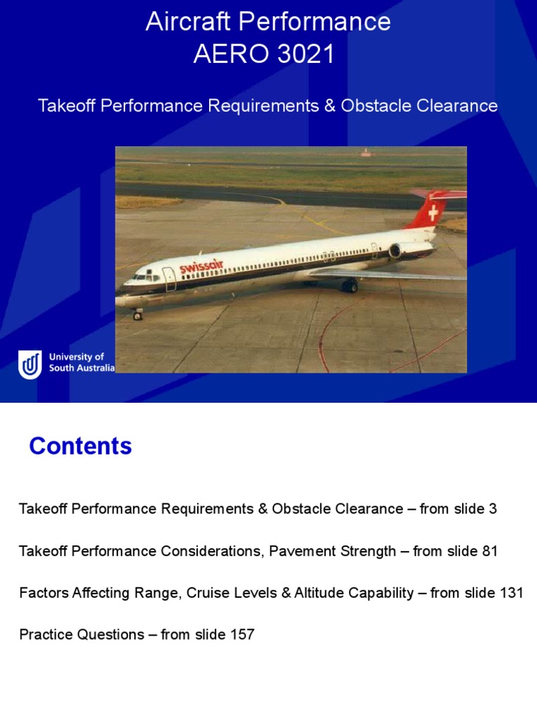 Takeoff Performance and Climb Segments | PDF | Takeoff | Aircraft