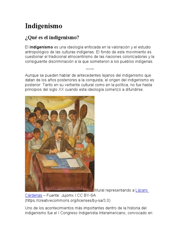 Indigenismo | PDF