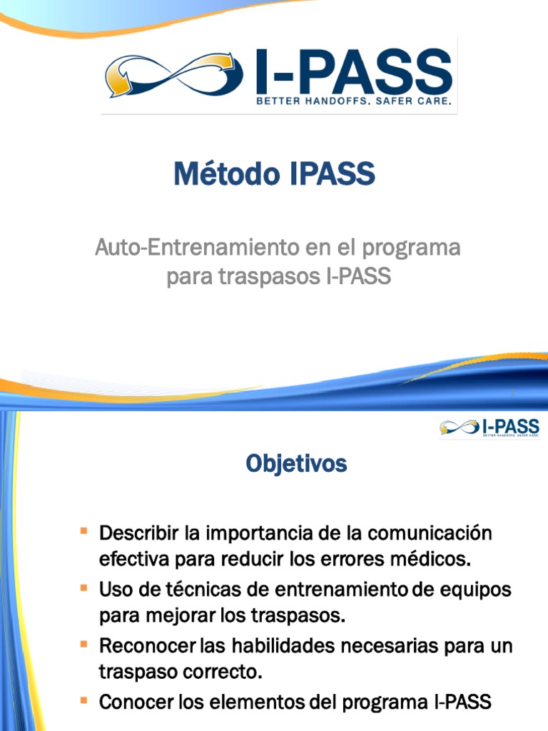 Autoentrenamiento IPASS | PDF | Diagnostico medico | Comunicación