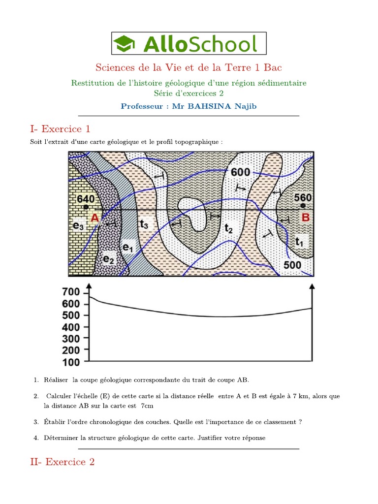 restitution-de-l-histoire-geologique-d-une-region-sedimentaire-serie-d-exercices-2-1 | PDF