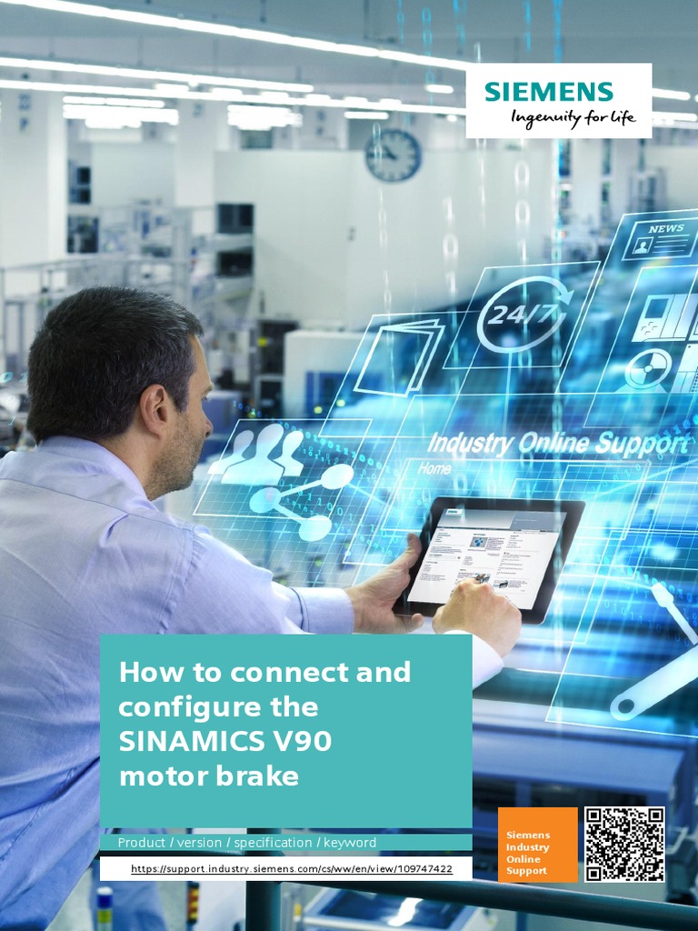 Configuring SINAMICS V90 Motor Brake | PDF