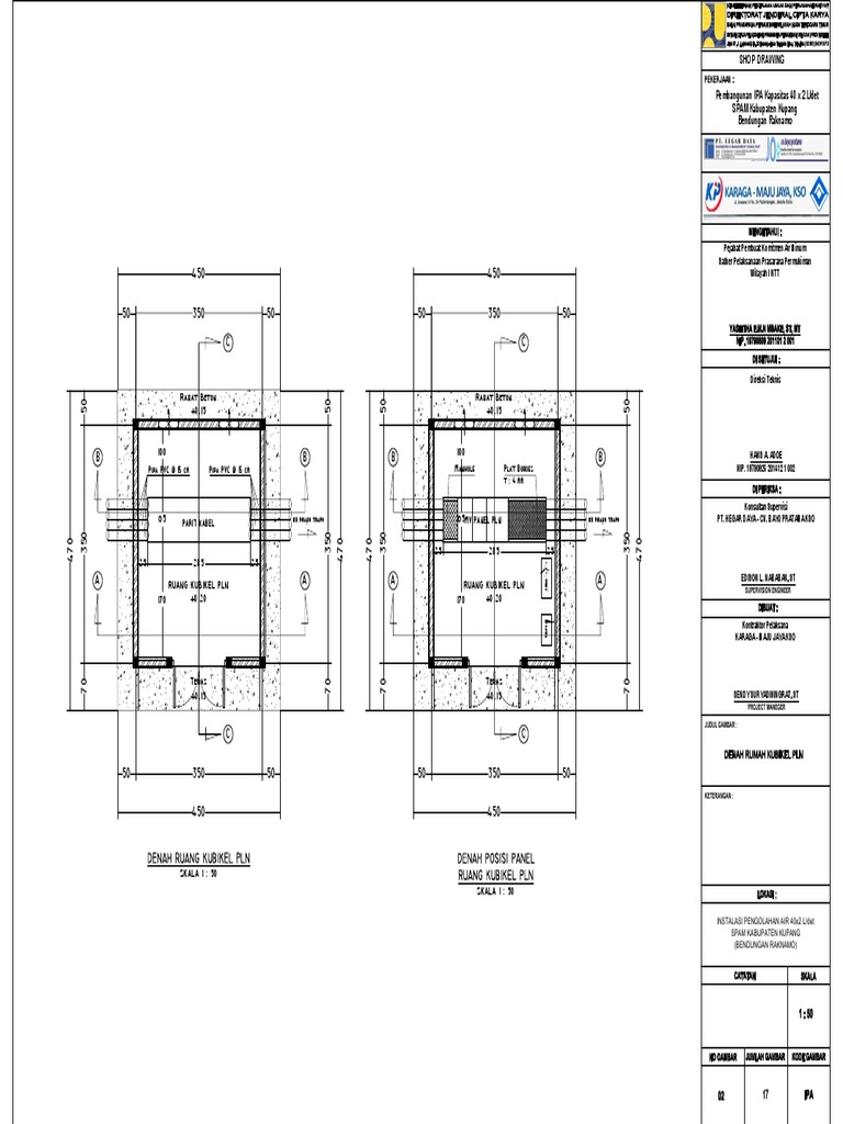 Shop Drawing: Pekerjaan | PDF