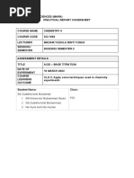 SK015 Lab Manual - Final | PDF | Chemistry | Titration