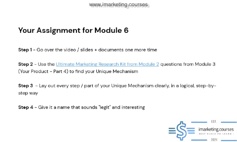 09-Your Assignment For Module 6 | PDF