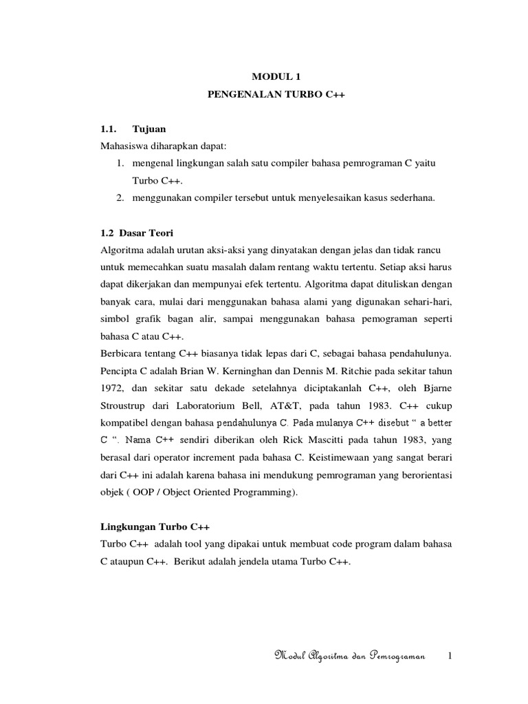 Modul 1-2 Alpro | PDF