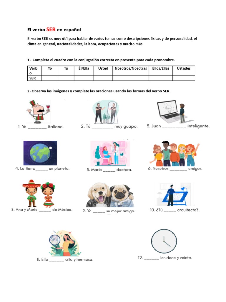 Ser y Nacionalidades | PDF | María, madre de Jesús | Verbo