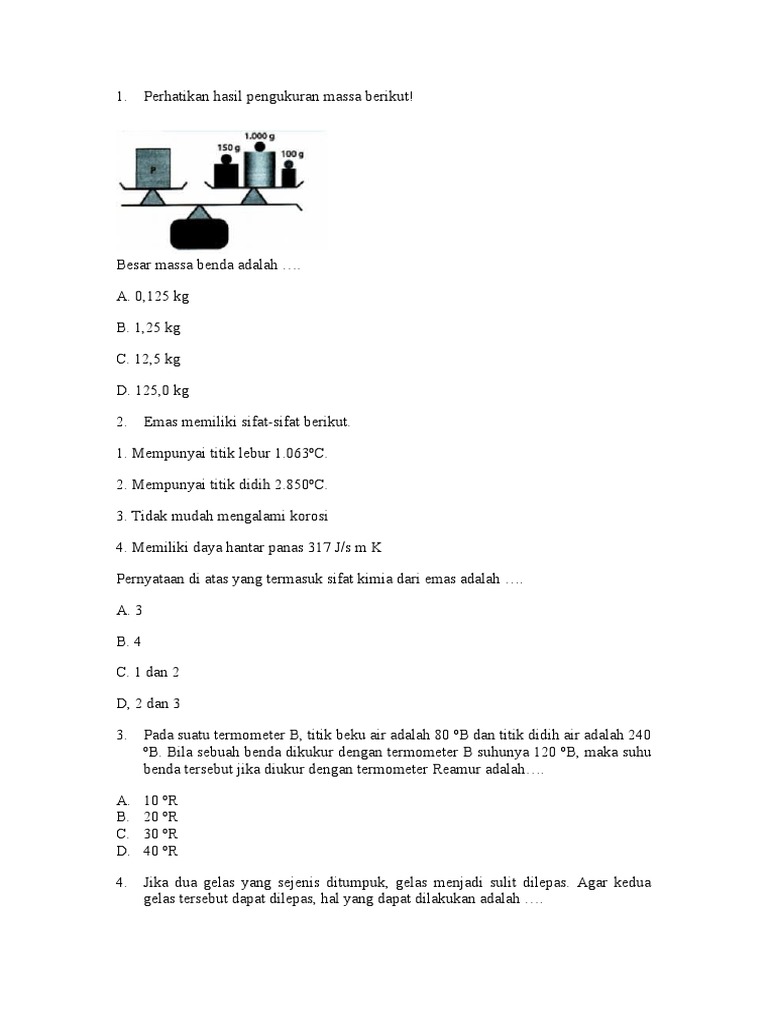 Soal TO Kelas 9 Fisika | PDF