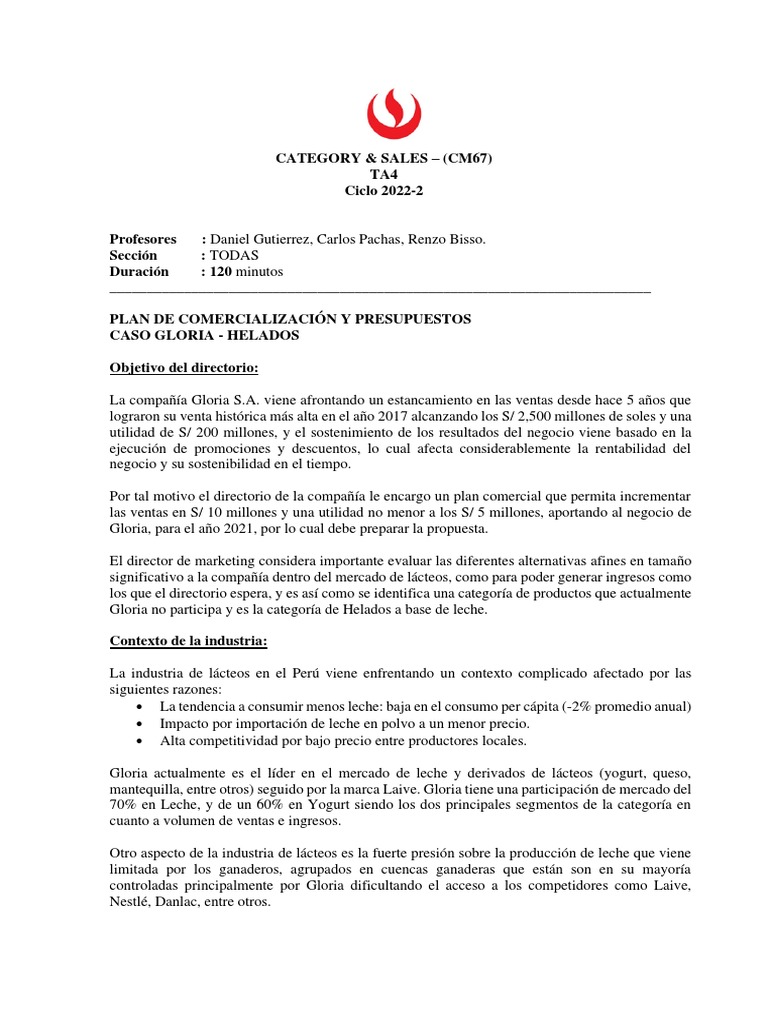 Ta4 Caso Helados Pdf