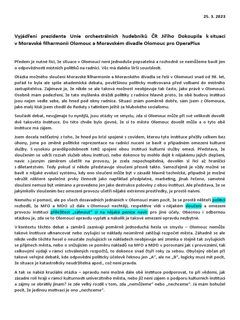 Dokoupil Olomouc | PDF