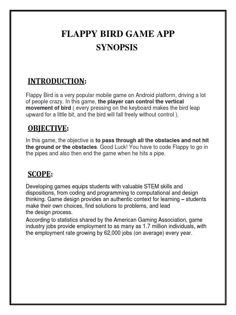 Flappy Bird Game | Download Free PDF | Computing Platforms | Computing