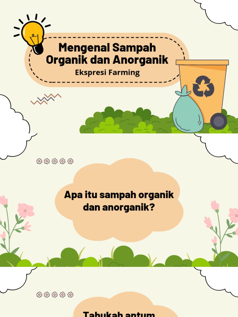 Mengenal Sampah Organik Dan Anorganik | PDF