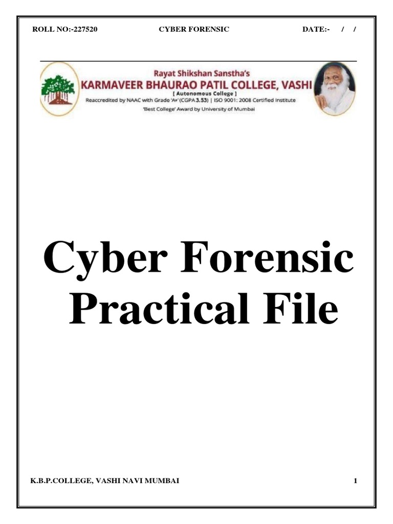 Cyber Forensics Shailesh | PDF | Port (Computer Networking) | Hypertext Transfer Protocol