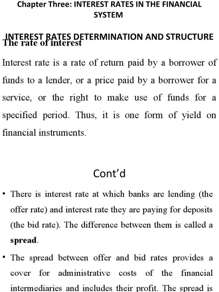 Interest Rate Dynamics Explained | PDF | Interest | Interest Rates