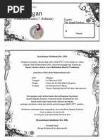 Undangan Tahlilan Pernikahan | PDF | Agama & Spiritualitas