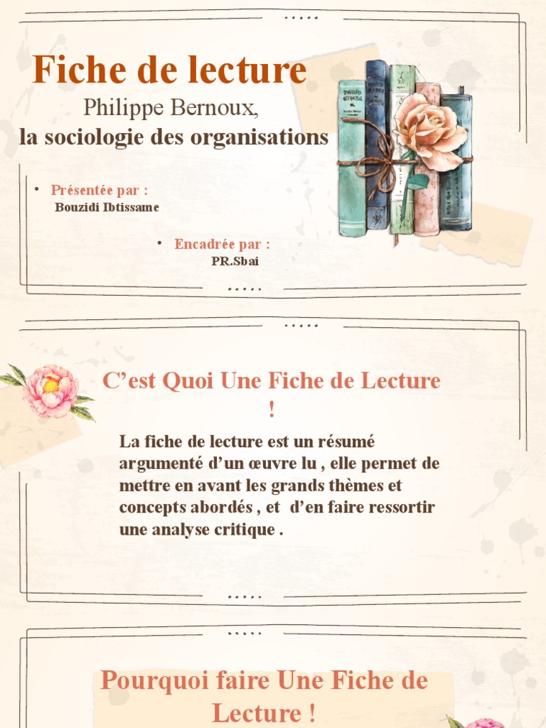 Fiche de Lecture | PDF | Sociologie | Max Weber