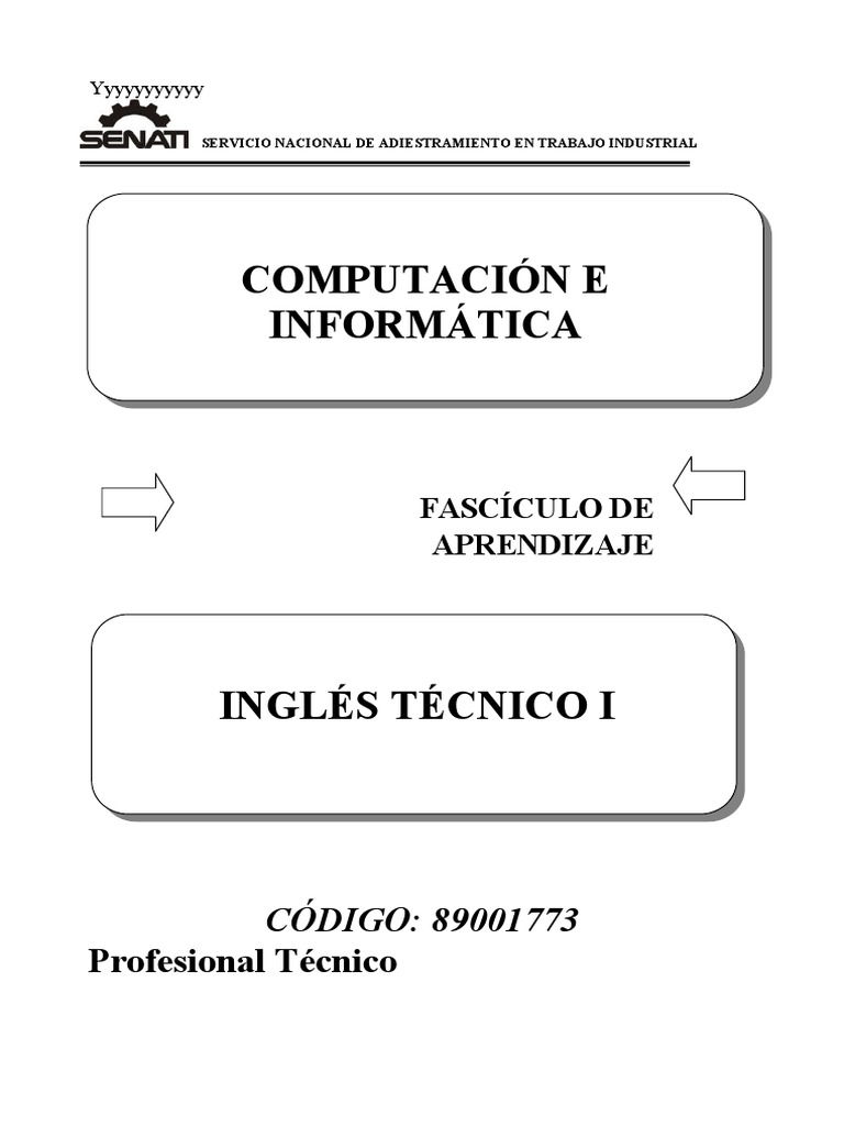 Inglés Técnico I | PDF | Printer (Computing) | Computer Data Storage