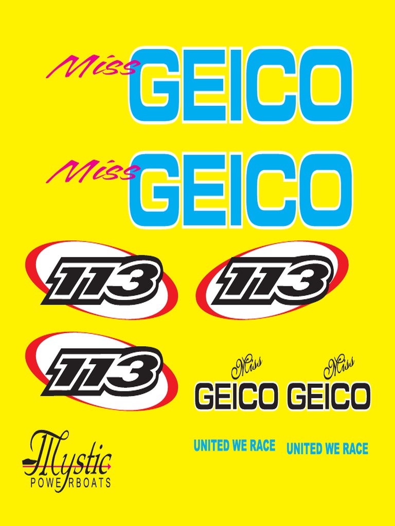 Miss Geico Decals | PDF