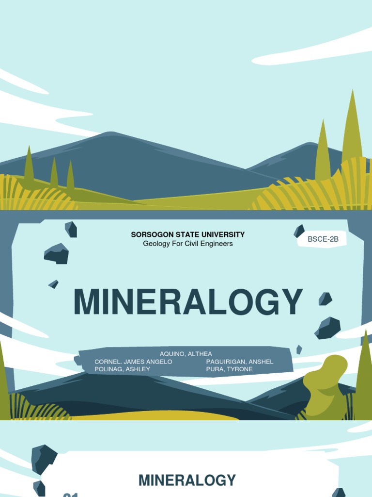 MINERALOGY | PDF | Crystal Structure | Minerals