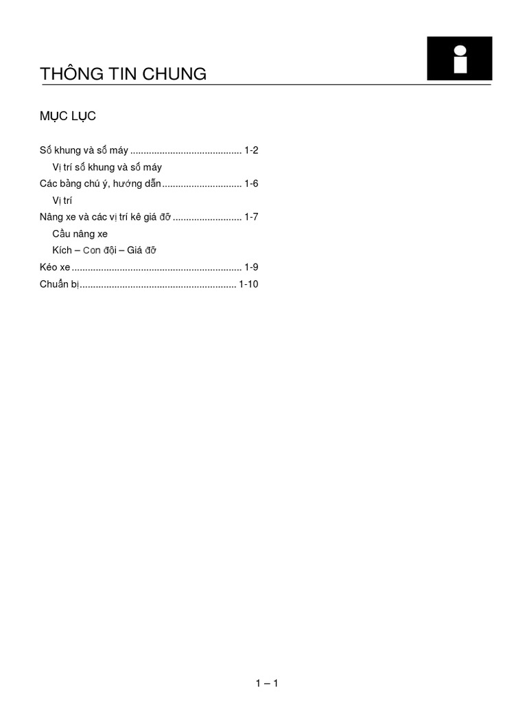 Chapter 1 - General Information | PDF