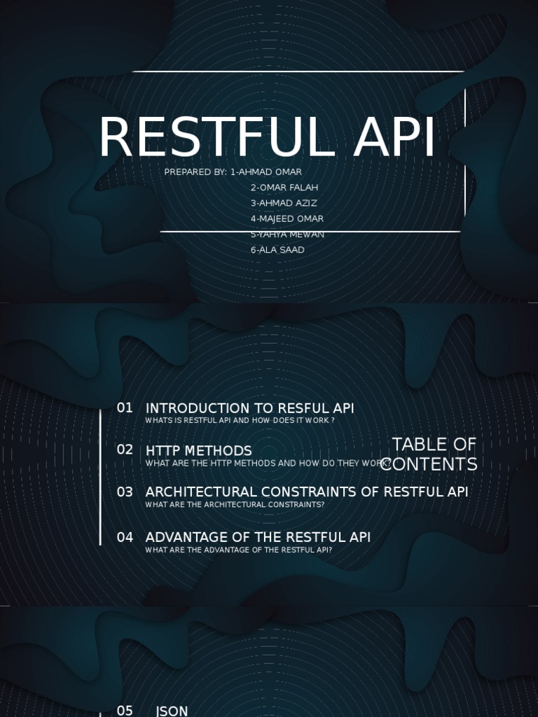 Restful Api | PDF | Representational State Transfer | Hypertext Transfer Protocol