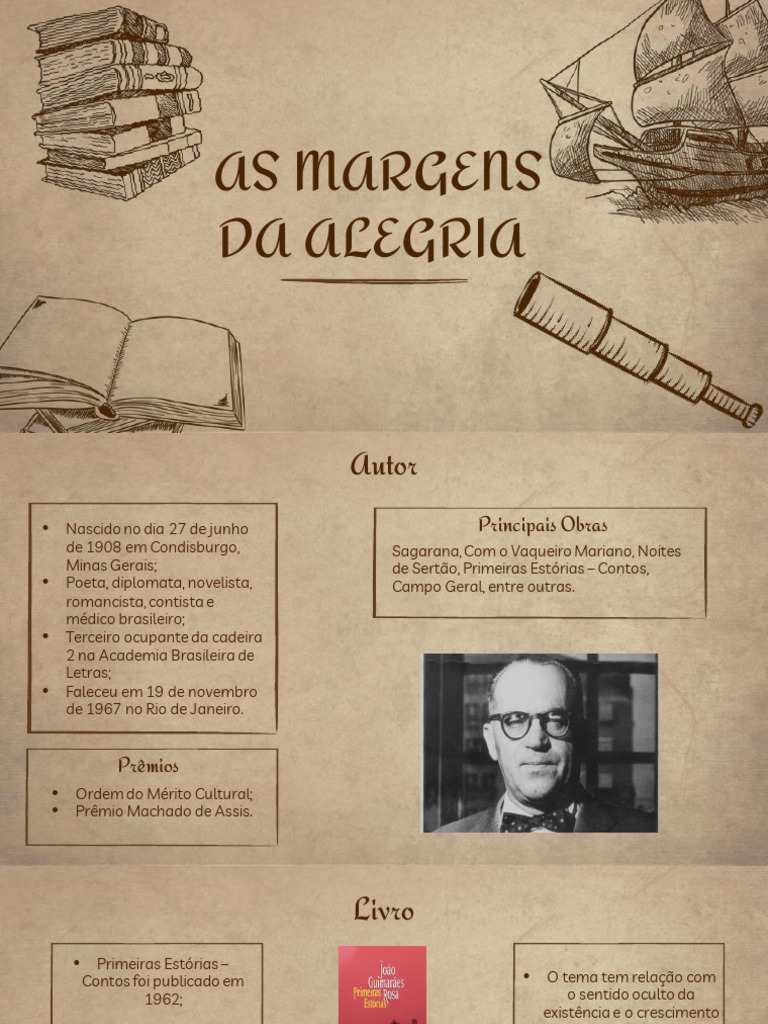 As Margens Da Alegria - Slides | PDF | Contos