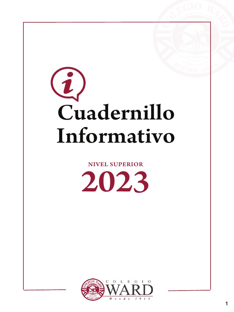 Cuadernillo 2023 Nivel Superior57 Pdf