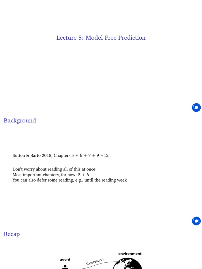 Lecture 5 - ModelFreePrediction | PDF | Estimator | Variance