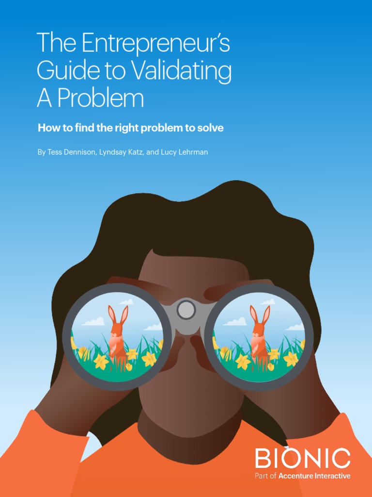 The Entrepreneur S Guide To Validating A Problem Part 1 1637351563 PDF | PDF | Experiment ...