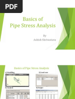 Basics of Pipe Stress Analysis | PDF | Deformation (Engineering) | Strength Of Materials