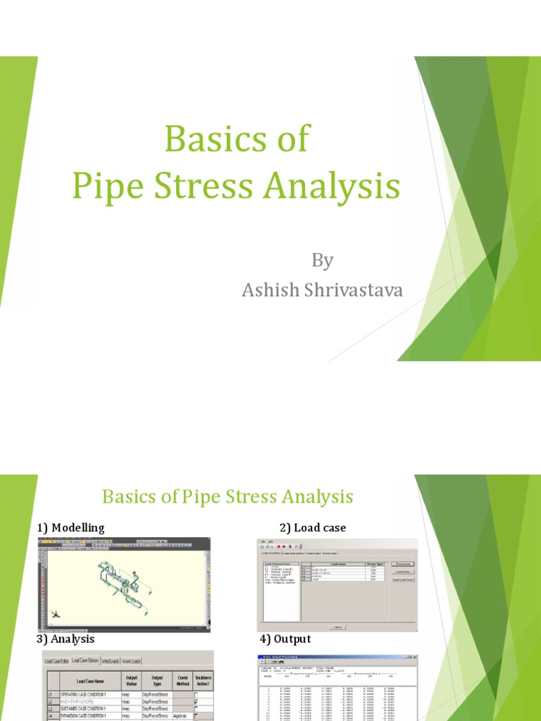 Basics of Pipe Stress Analysis | PDF | Deformation (Engineering) | Strength Of Materials