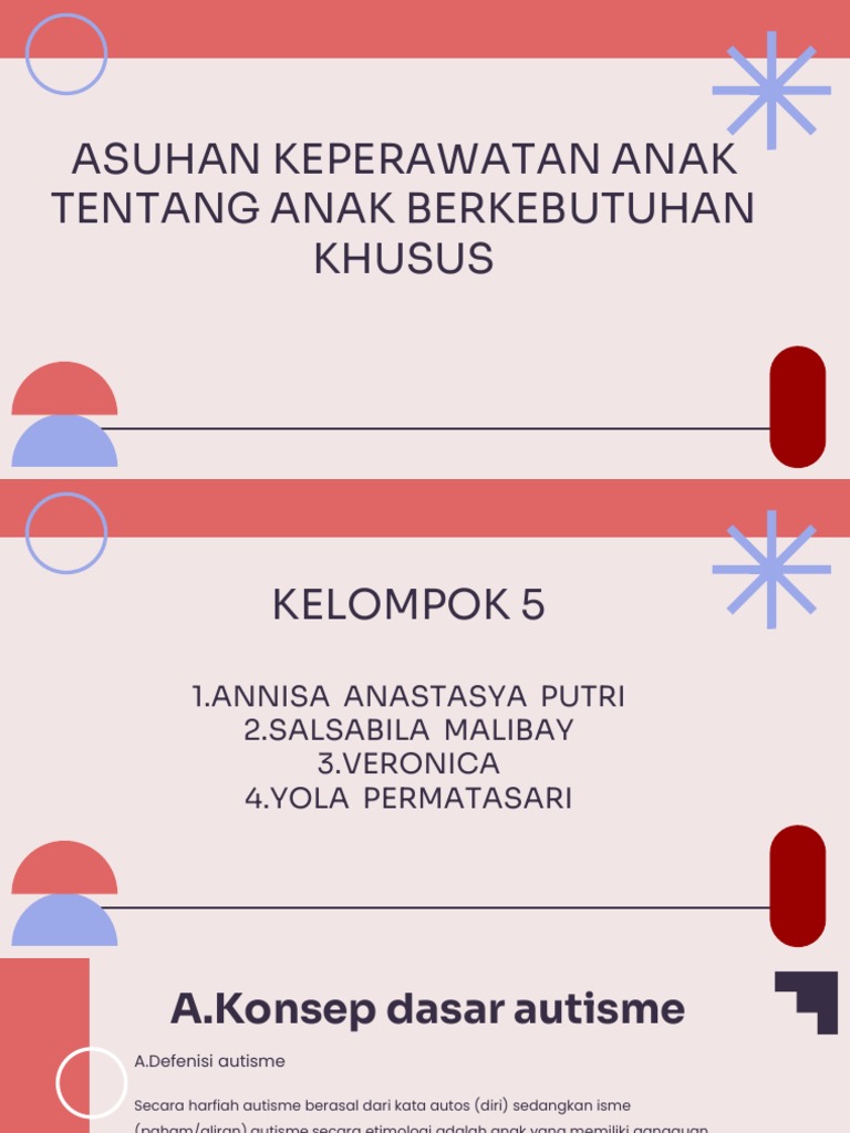 ASUHAN KEPERAWATAN PADA ANAK AUTIS | PDF