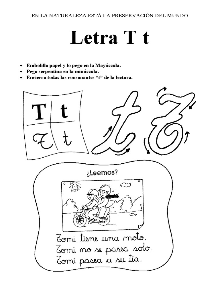 Letra T | PDF