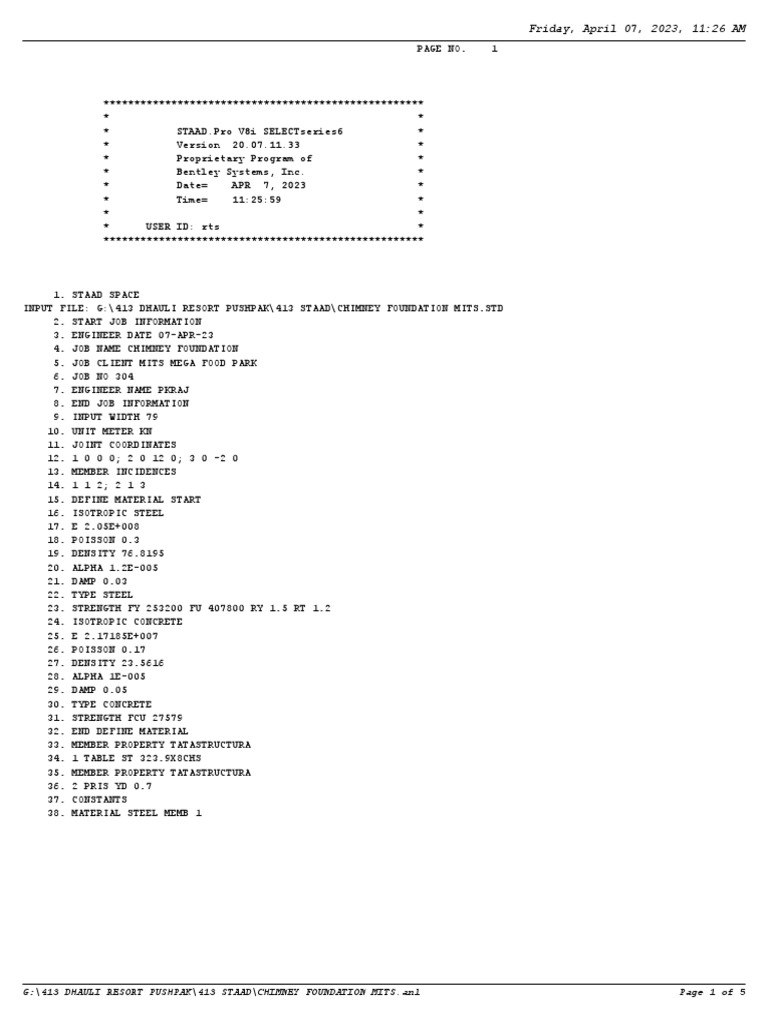 STAAD | Download Free PDF | Structural Engineering | Building Engineering