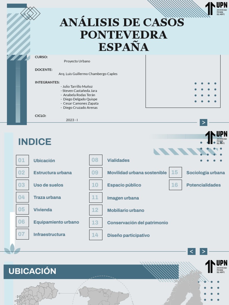 Análisis Urbano de Pontevedra | PDF | Peatonal | Calle