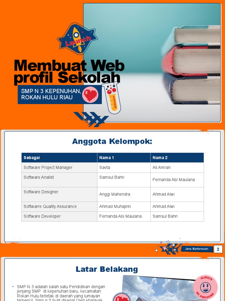 Membuat Web Profil Sekolah | PDF