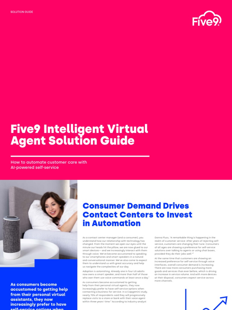 Five9 IVA Solution Guide | PDF | Interactive Voice Response | Call Centre