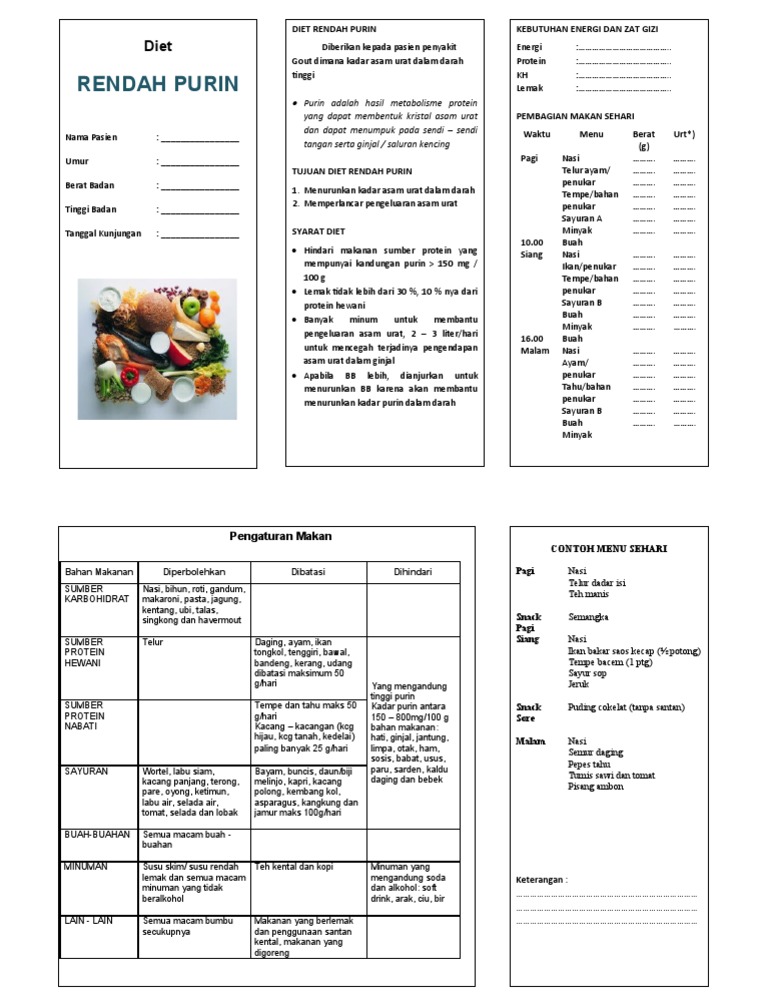 Diet Rendah Purin | PDF