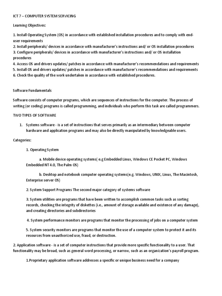 Install and Configure OS & Peripherals | PDF | Operating System | Installation (Computer Programs)