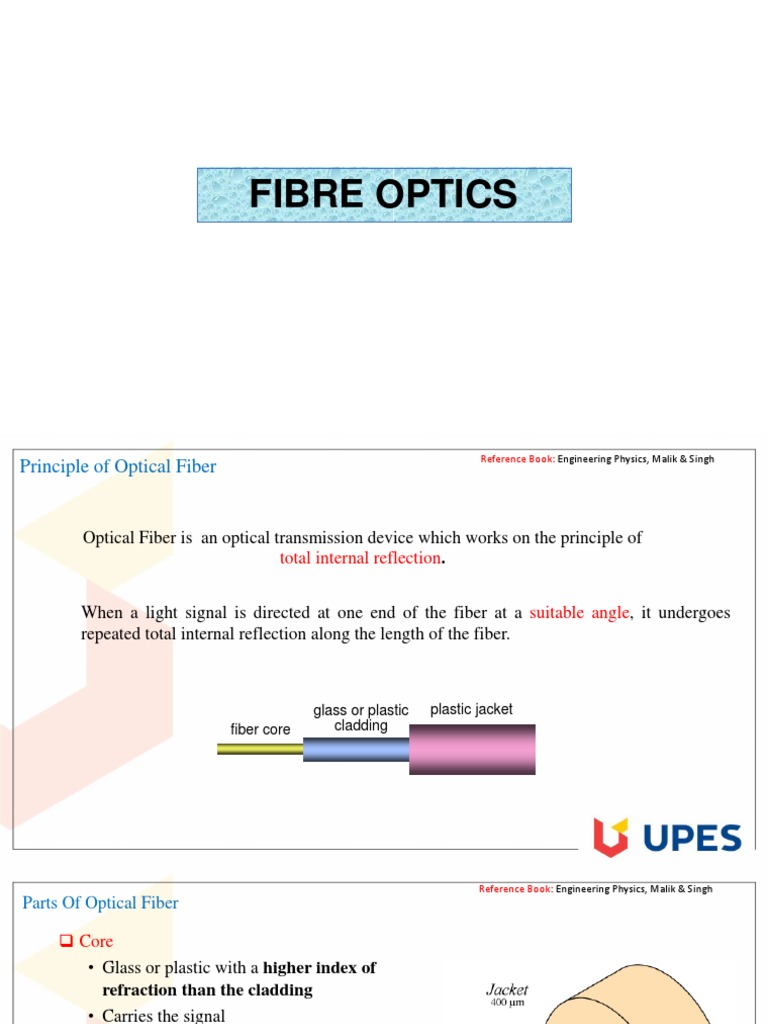 Fibre Optics | PDF | Optical Fiber | Dispersion (Optics)