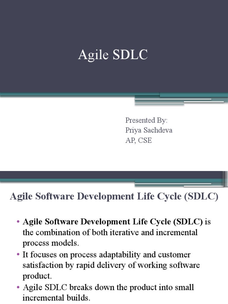 Agile Life Cycle Pdf