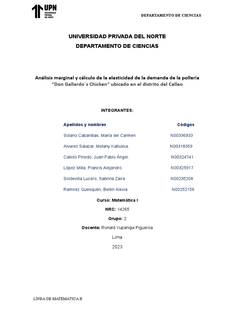 FORMATO INFORME 1 POYECTO DE INNOVACIÓN Citas | PDF