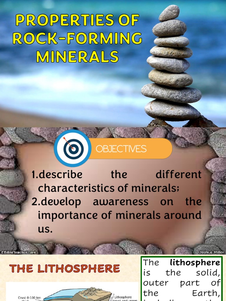 Earth and Life Lesson 3 Minerals | PDF | Minerals | Natural Materials