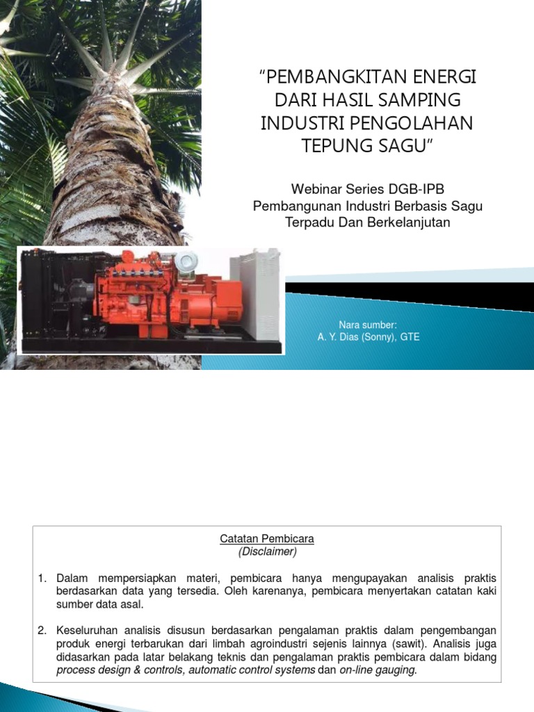 POTENSI ENERGI DARI LIMBAH SAGU | PDF