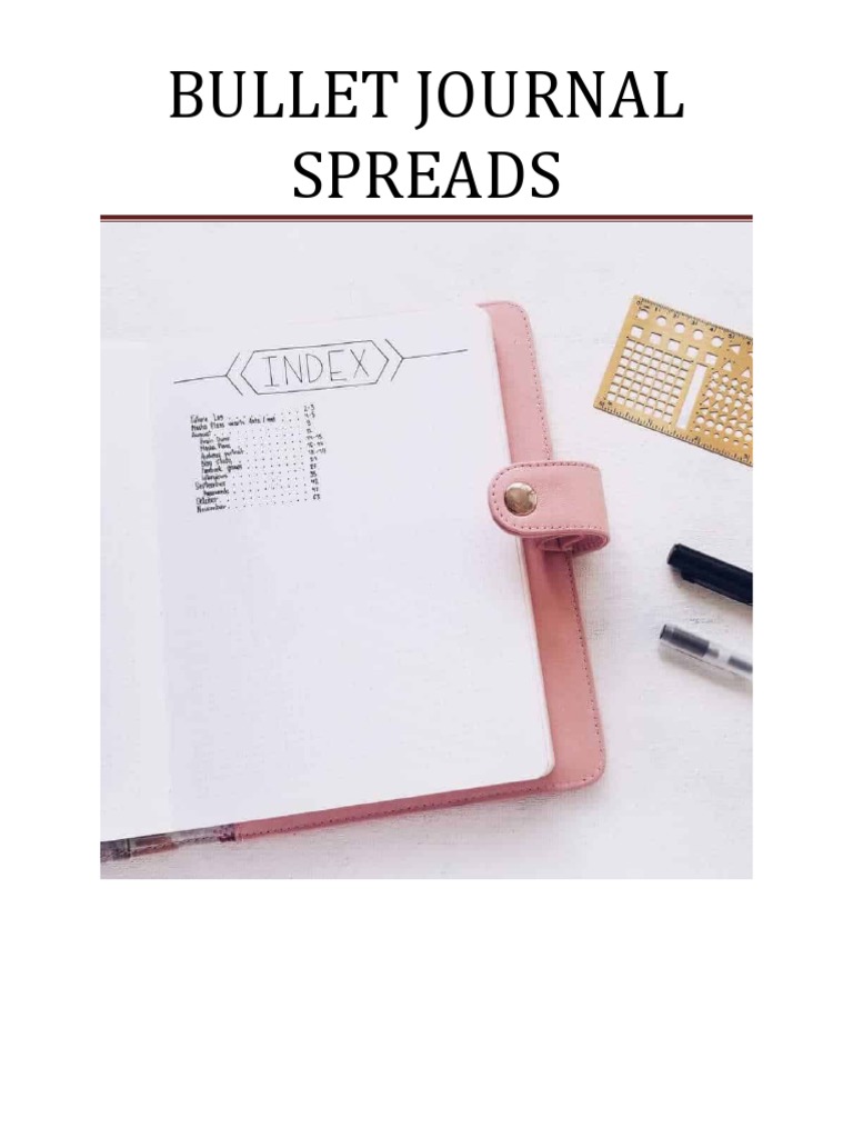 Bullet Journal Spreads | PDF